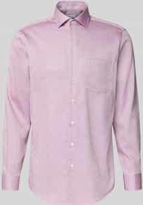 Seidensticker Regular Fit Businesshemd aus Baumwolle mit Kentkragen