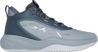 Skechers League Basketball Schuhe f&uuml;r Herren, Leder (Grau)