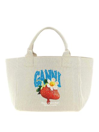 Ganni Shopper - Beige