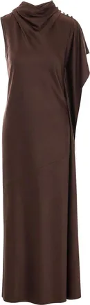 Pinko Robe Au Genou - Marron