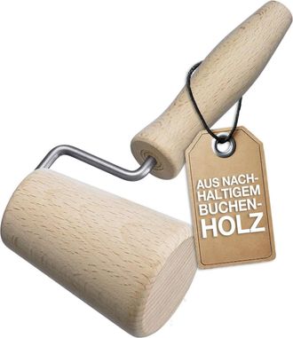 Westmark Backform-/Eckenroller, konisch geformt, für runde Backformen, aus Buchenholz, ø 5,3 cm, Holz, Woody, Hellbraun, 30032270