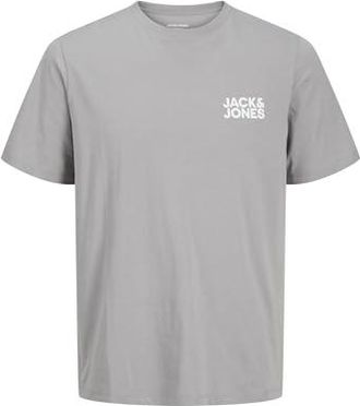 Jack & Jones Male Jjecorp T-Shirt SS &agrave; col Rond avec Logo Noos, Ultimate Grey, XL Hommes