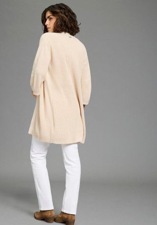 Laura Scott Strickjacke mit l&auml;ssigem Schnitt und 3/4 &Auml;rmel