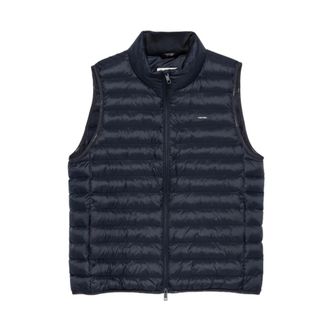 Calvin Klein Gilet matelass&eacute; avec &eacute;cusson logo - Homme - Vestes - Bleu - Taille: XL