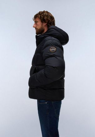 Napapijri Steppjacke A-MOLVENO HOOD BLACK BEAUTY auch in gro&szlig;en Gr&ouml;&szlig;en