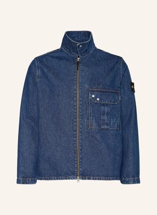 Stone Island Jeans-Overshirt Denim Project blau