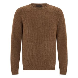 Slowear Slowear - Pull &agrave; col rond - Homme - Pulls - Brun - Taille: XL