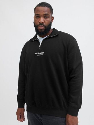 Jack & Jones Plus Size Sweatshirt JJESOHO SWEAT QUARTER ZIP HN NOOS PLS