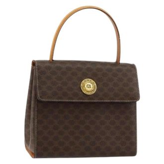 Celine Sac &agrave; main vintage en plastique Pre-owned - Femme - Pre-owned - Brun - Taille: ONE Size