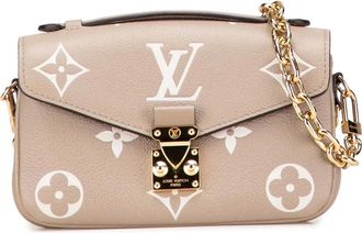 Louis Vuitton sac à bandoulière Empreinte Pochette Metis East West (2021-2025) - Marron