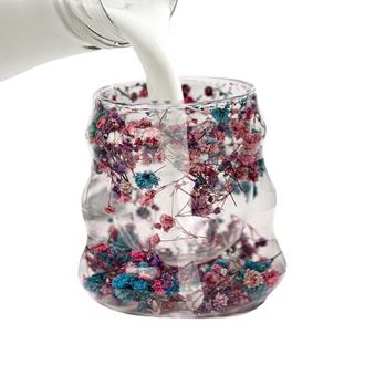 Generico Sghtil Tasses &agrave; caf&eacute; en verre - Double isolation - 160 ml - Gobelet r&eacute;utilisable pour boissons chaudes et froides, cappuccino, latte, lait, jus, eau, 