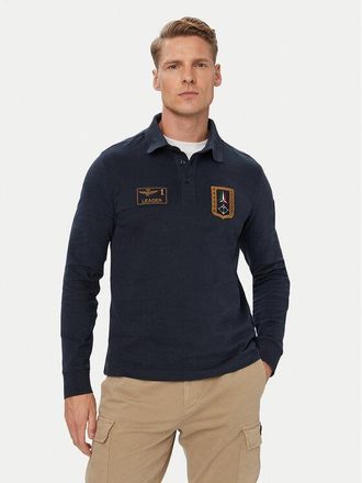 Aeronautica Aeronautica Militare Poloshirt 262PO1941UJ00703 Dunkelblau Regular Fit