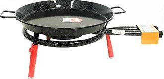 Red Deco Red Deco Set Paella, Grillplatte, komplett, Barcelona Paella, Schwarz