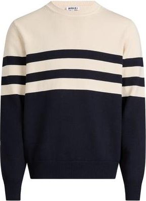 Aigle Pull en laine et coton