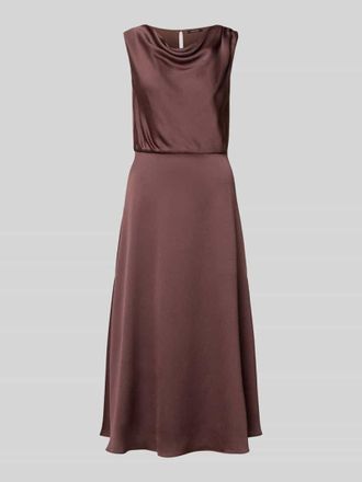 Swing Cocktailkleid mit Wasserfall-Ausschnitt