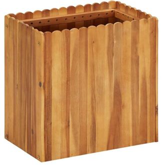 vidaXL Lit sur&eacute;lev&eacute; de jardin 50x30x50 cm Bois massif dacacia vidaXL