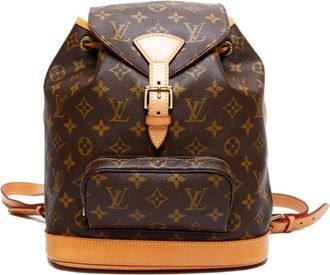 Louis Vuitton 1998 Montsouris MM Rucksack - Braun