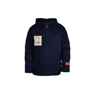 Heron Preston Baumwollmantel mit Kapuze - - Jackets - Herren - Blau - S