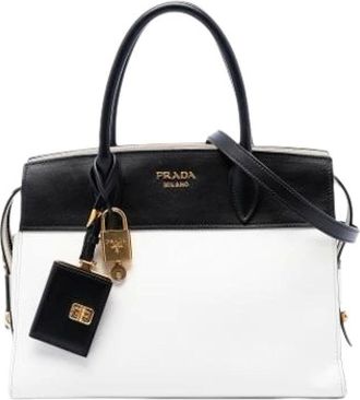 Prada Sac &agrave; main Esplanade Pre-owned - Femme - Pre-owned - Blanc - Taille: ONE Size