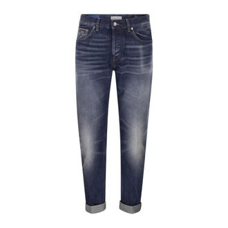 Dondup Slim Fit Jeans mit Vintage-Waschung - - Jeans - Herren - Blau - W30