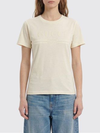 Gucci T-Shirt Femme couleur Lait