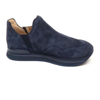 Hogan Wildleder-Slip-On-Schuh - - Shoes - Damen - Blau - 38 1/2 EU