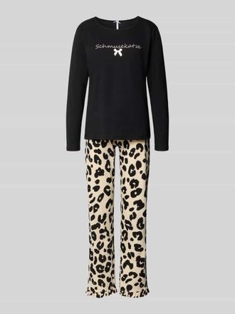 Louis & Louisa Pyjama-Set aus reiner Baumwolle Modell Schmusekatze
