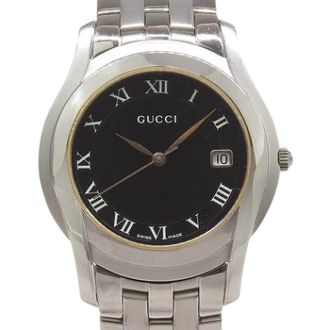 Gucci Pre-owned G Class Stainless Steel Quartz - - Pre-owned - Herren - Schwarzk - ONE SIZE