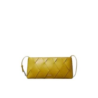 Calvin Klein Femme, Sacs, Jaune, Taille: ONE Size SAC Besace Tiss&eacute; R&eacute;glable Avec D&eacute;tails EN Relief