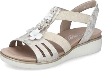 Rieker V378860 - V378860 - Couleur: Beige-Argent - Pointure: 39 EU