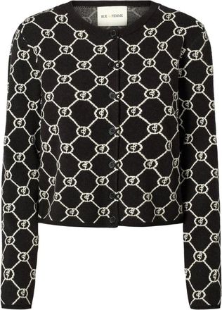 Rue de Femme RUE de Femme, Femme, Pulls, Noir, Taille: 42 FR RDFLope Knitted Cardigan