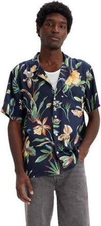 Levi's The Sunset Camp T-Shirt Multicolore, Nepenthe Floral Navy, XS