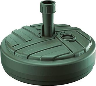 Prosperplast Runde Polyethylen -Regenschirm -Basis mit gestreiftem Design 39 x 39 x 13 cm gr&uuml;n