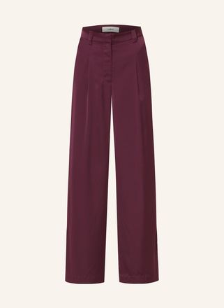 BA&SH Ba&Sh Marlenehose Charly Aus Satin lila
