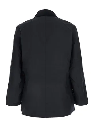 Barbour Mens Waxed Jacket Ashby Blue Coat