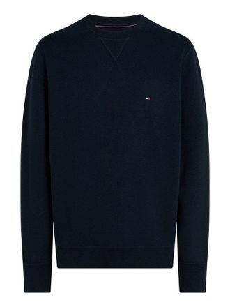 Tommy Hilfiger Sweatshirt ESSENTIAL FLEECE CREWNECK mit Tommy Hilfiger Logostickerei, Regular Fit