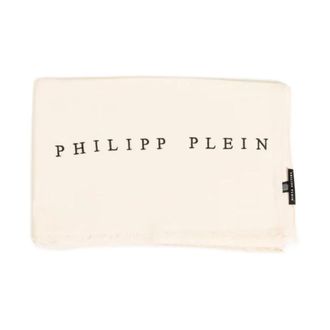 Philipp Plein Luxuri&ouml;ser wei&szlig;er Viskose-Schal - - Accessories - Herren - Beige - ONE SIZE