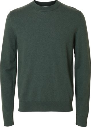 Selected Slhtray Merino Brushed Relaxed Crew Noos