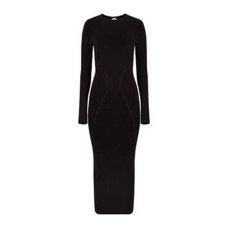 Nina Ricci Elegantes schwarzes r&uuml;ckenfreies Maxikleid - - Dresses - Damen - Schwarzk - M
