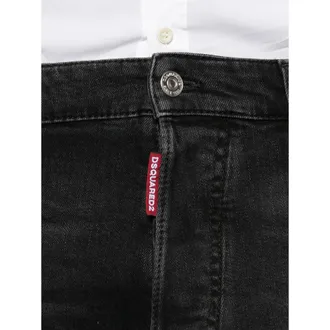 Dsquared2 Distressed Cotton Jeans - Black