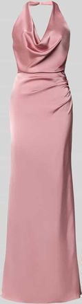 Mascara Abendkleid mit tiefem R&uuml;ckenausschnitt und Neckholder