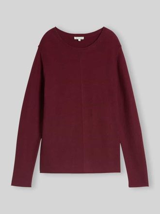 Tom Tailor Regular Fit Pullover mit gerippten Abschl&uuml;ssen
