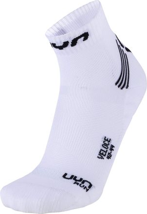 UYN Herren Veloce løbesokker Herren Socke, Weiß / Schwarz, 42-44 EU