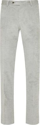Pantaloni Torino Homme, Pantalons, Gris, Taille: L Pantalon en coton c&ocirc;tel&eacute;