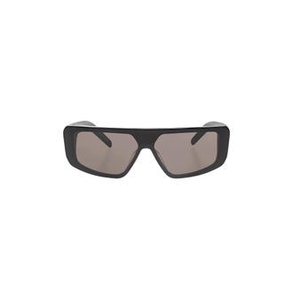 Rick Owens unisex, Accessoires, Noir, Taille: ONE Size Lunettes de soleil rectangulaires