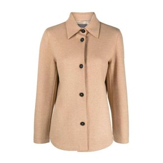 Lorena Antoniazzi Beiger Woll-Kaschmir Mantel - - Jackets - Damen - Beige - S