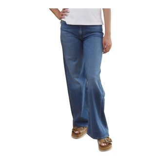 Citizens Of Humanity Femme, Jeans, Bleu, Taille: W29 Lyra Long Wide Leg Jeans