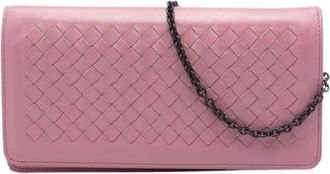 Bottega Veneta Pre-owned Crossbody - Femme - Pre-owned - Rose - Taille: ONE Size