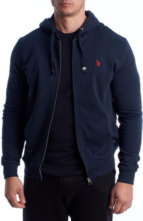 U.S.Polo Association Herren Hoodie mit Rei&szlig;verschluss 67931