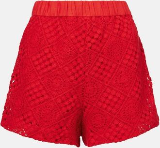 Sir. Short à taille haute en coton mélangé